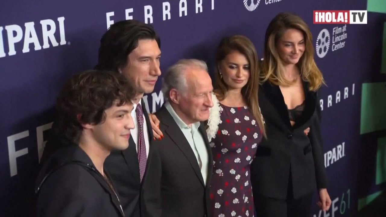 Penélope Cruz y Adam Driver: El elenco de Ferrari luce sus mejores ...