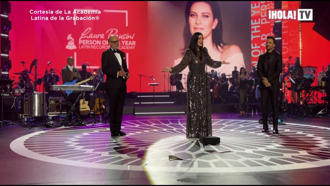 Laura Pausini se emociona en su homenaje como Persona del Año en los ...