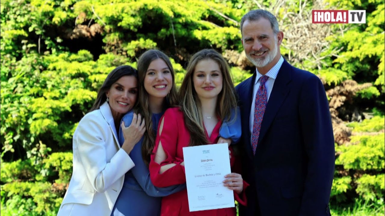 La familia real española ha cautivado con sus muestras de cariño este ...
