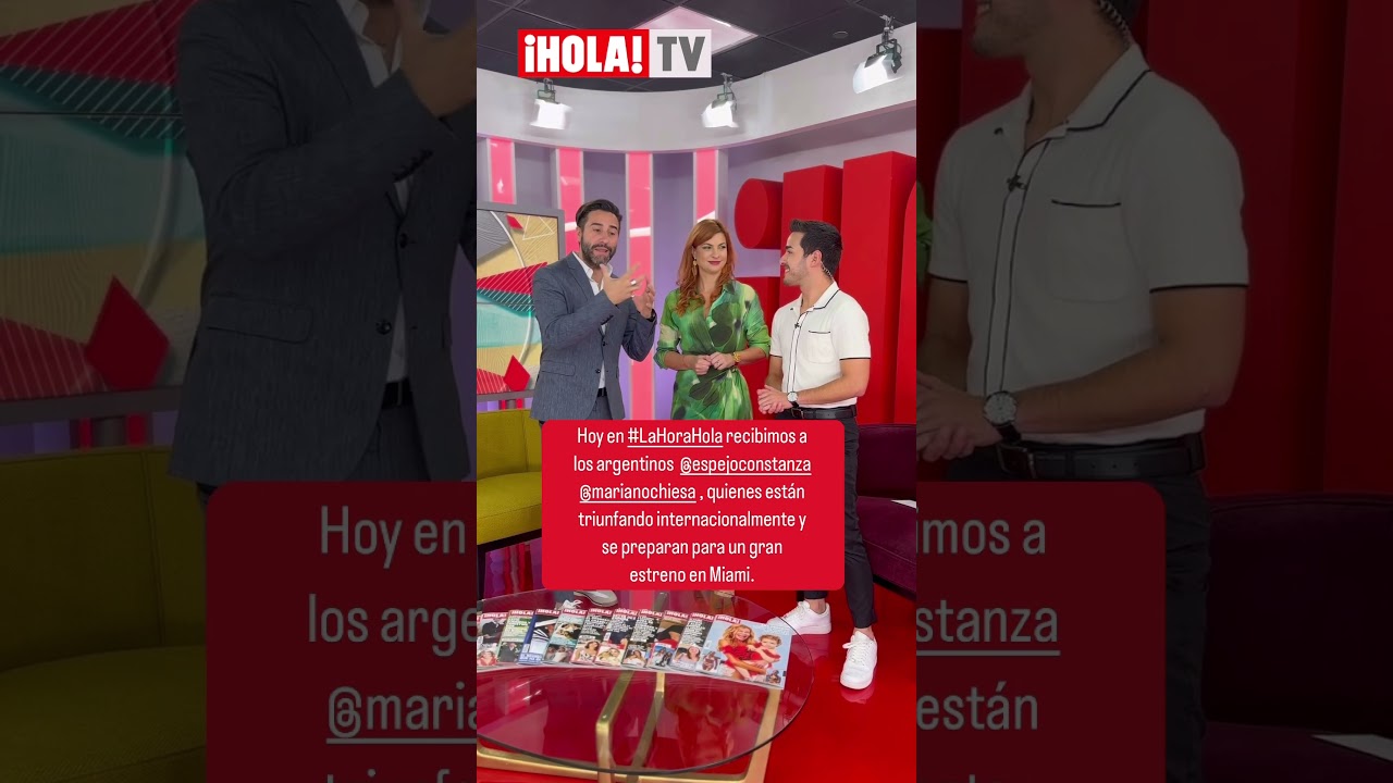 «Constanza Espejo y Mariano Chiesa: Talento Argentino Rumbo a Miami»