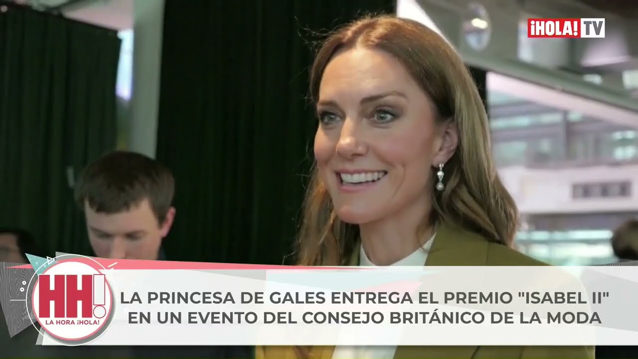 LA PRINCESA DE GALES ENTREGA EL PREMIO «ISABEL II» EN UN EVENTO DEL ...