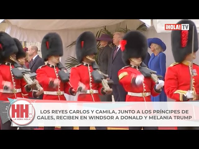 CON TODA LA POMPA Y EL ESPLENDOR LA MONARQUIA BRITANICA RECIBE LA ...